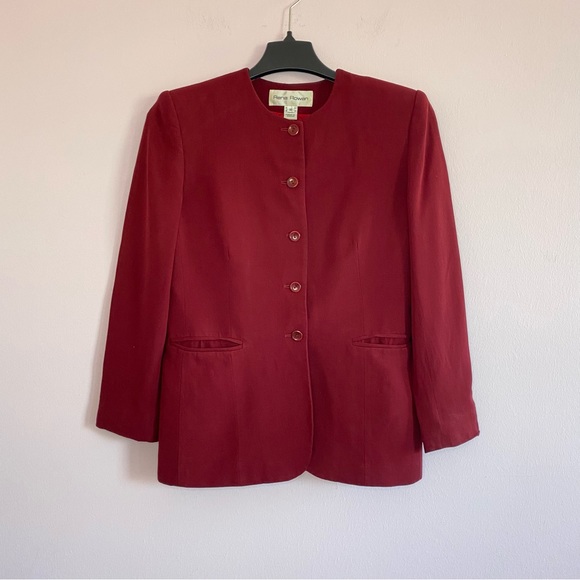 Rena Rowan | Jackets & Coats | Vintage Rena Rowan Red Blazer | Poshmark